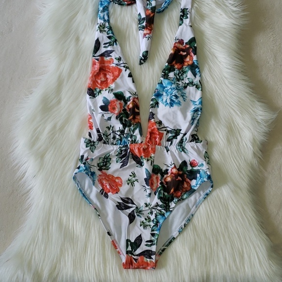 Swim | Floral Sexy Multi Wrap Monokini Onepiece Swimsuit | Poshmark